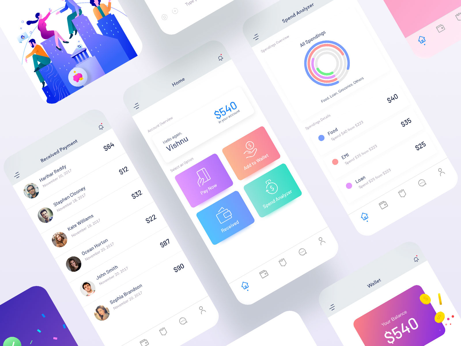 CashStash E-wallet by Vishnu Basnet on Dribbble
