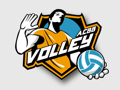 ACBB Volley Logo US style by Playout Production on Dribbble