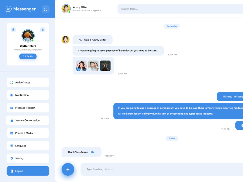 Facebook Messenger Redesign by Artoon Solutions on Dribbble