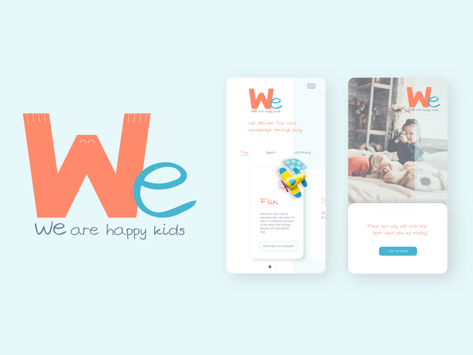 WE kindergarten by Milica Luketic on Dribbble