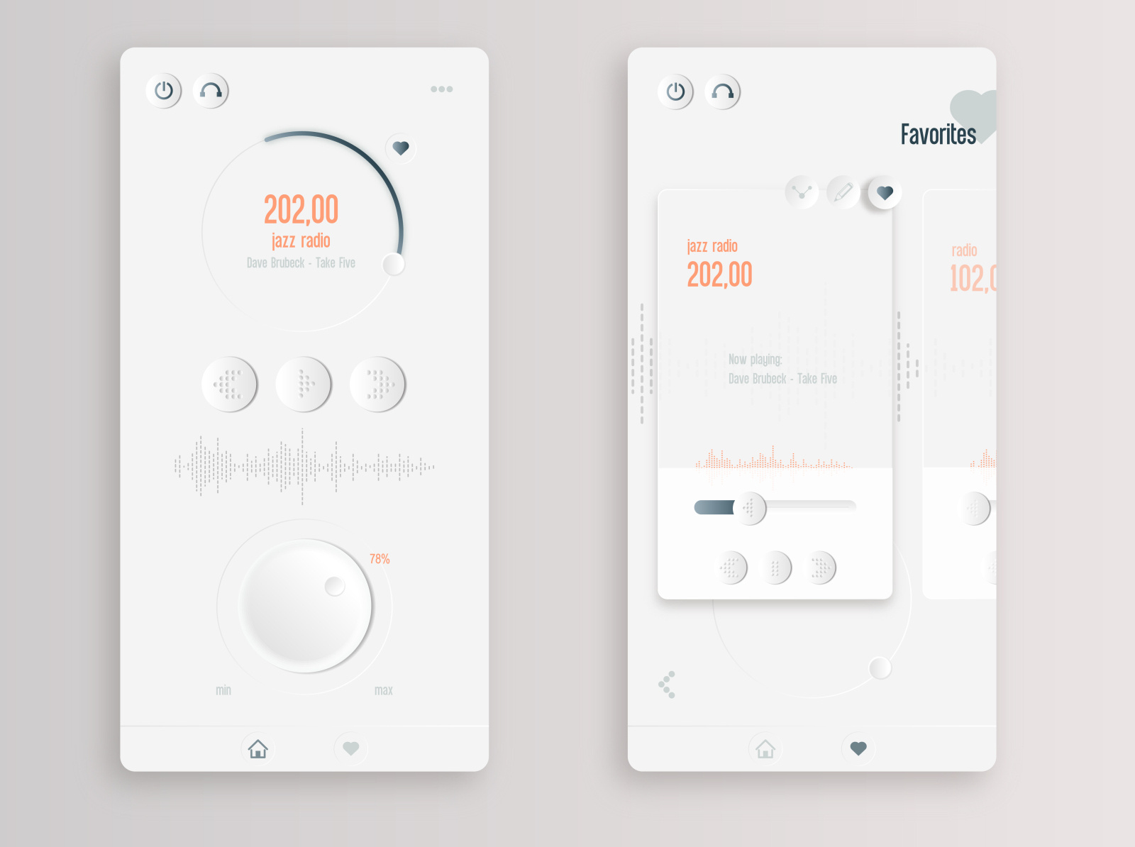 RADIO App UI Design by Milica Luketic on Dribbble