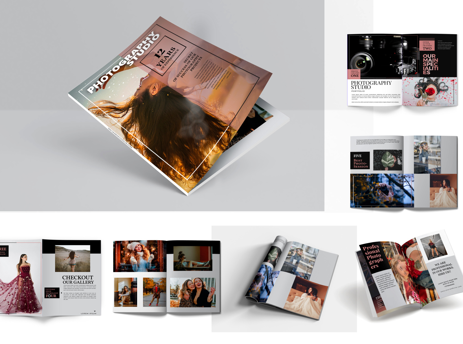 PHOTOGRAPHY-Magazine-Templates by Graphic Design Team on Dribbble