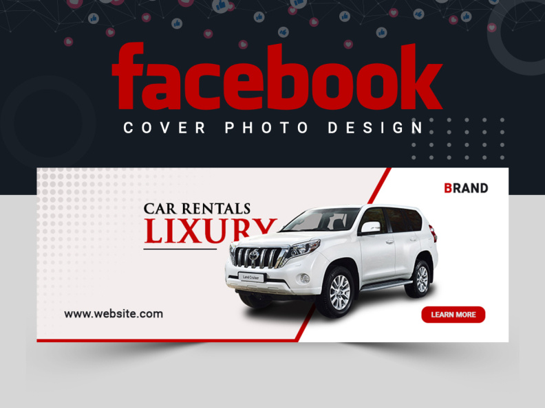 Luxury Car Facebook Cover Design by SHAMIM AHAMED on Dribbble