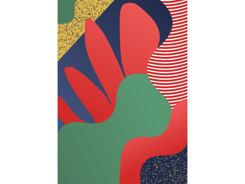 Poster progress by Milena Larsen on Dribbble