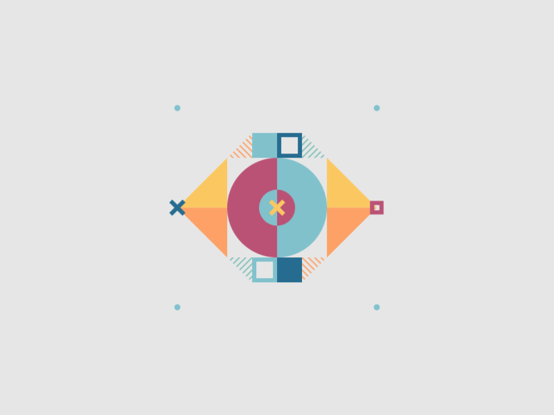 Abstract Data by Seth Eckert for The Furrow on Dribbble