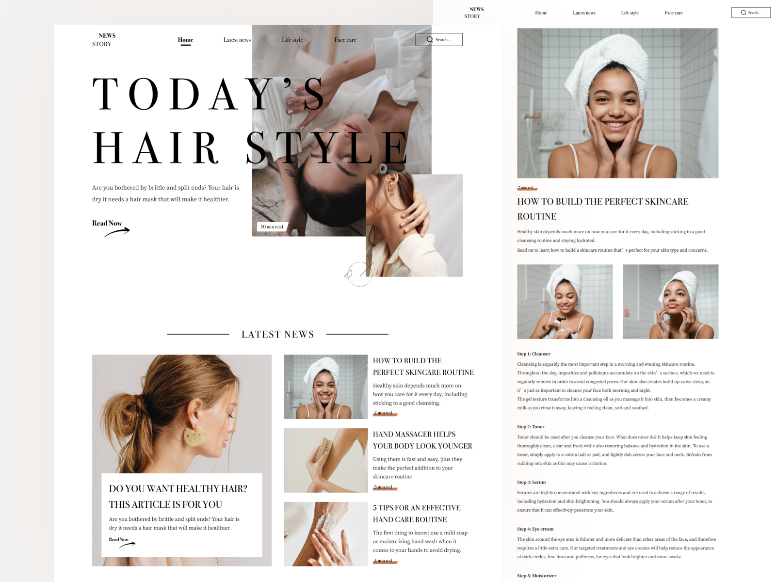 Article Web UI by visiolab on Dribbble