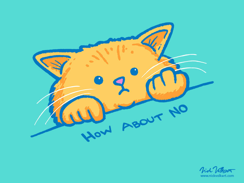 How About No by Nick Volkert on Dribbble