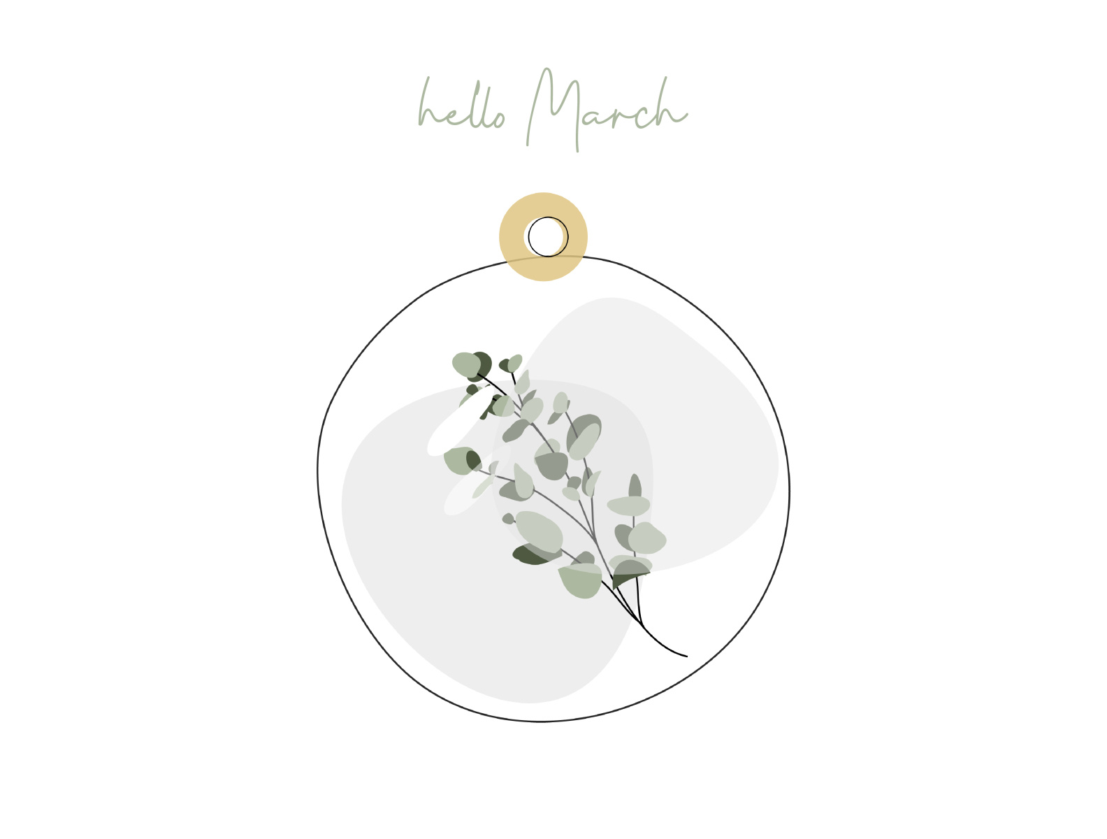 hello March by Anna Sokol on Dribbble