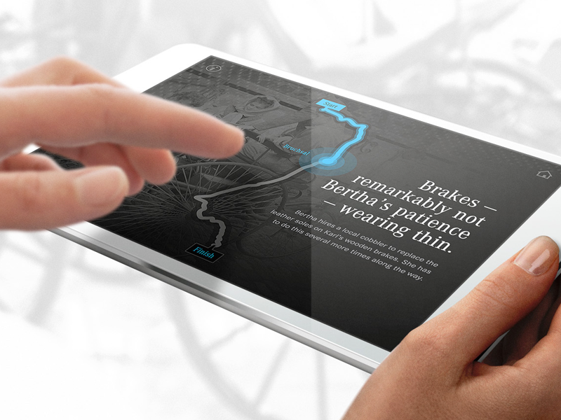 Mercedes Benz tour app by Matt Venhuizen on Dribbble