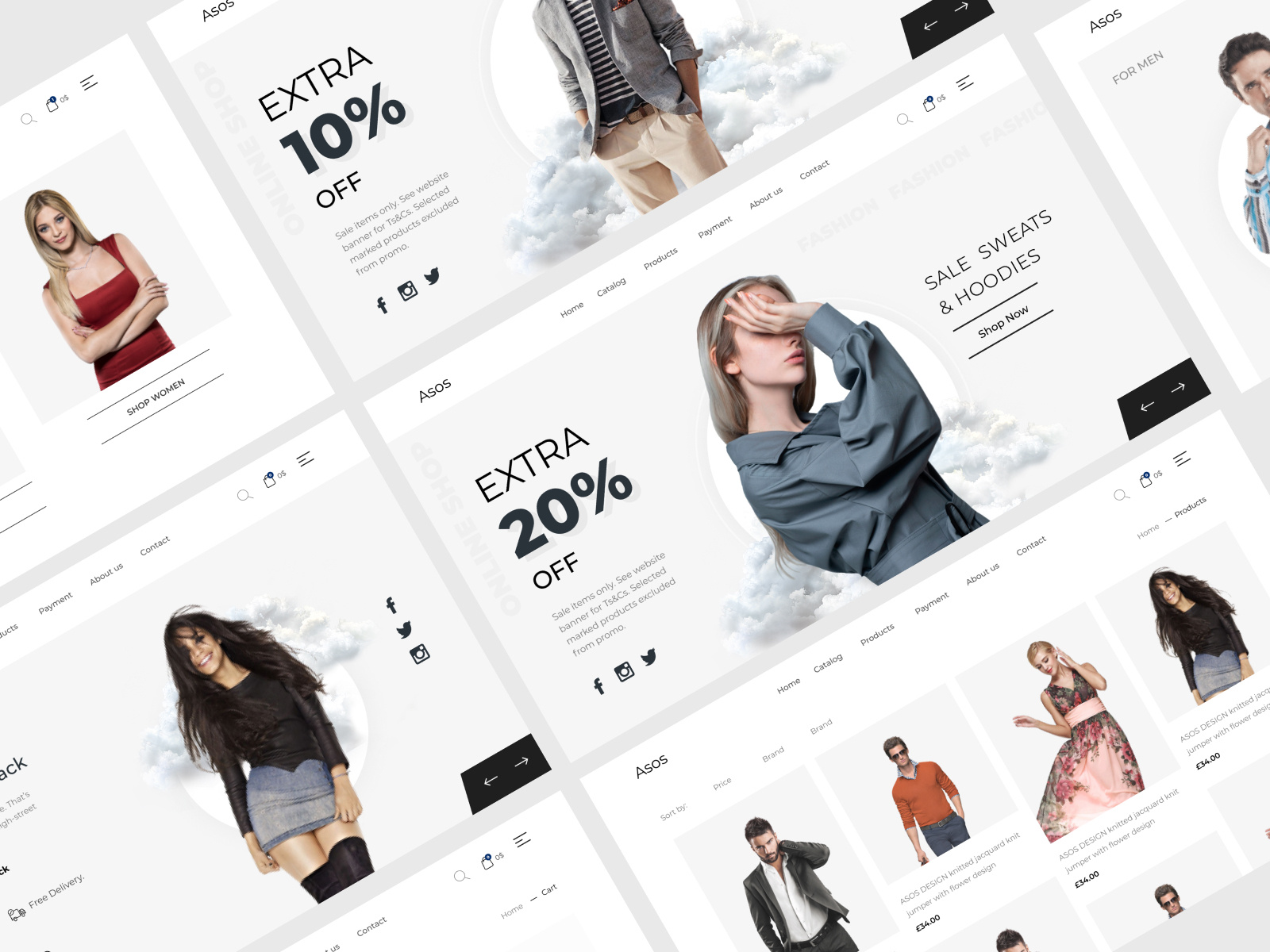 Asos.E-Commerce website by Alex Saakov on Dribbble