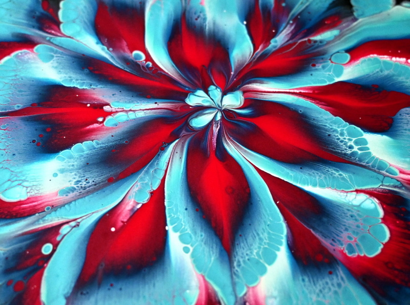 Step by step ~ Cup bottom reverse flower dip tutorial ~ Acrylic by ...