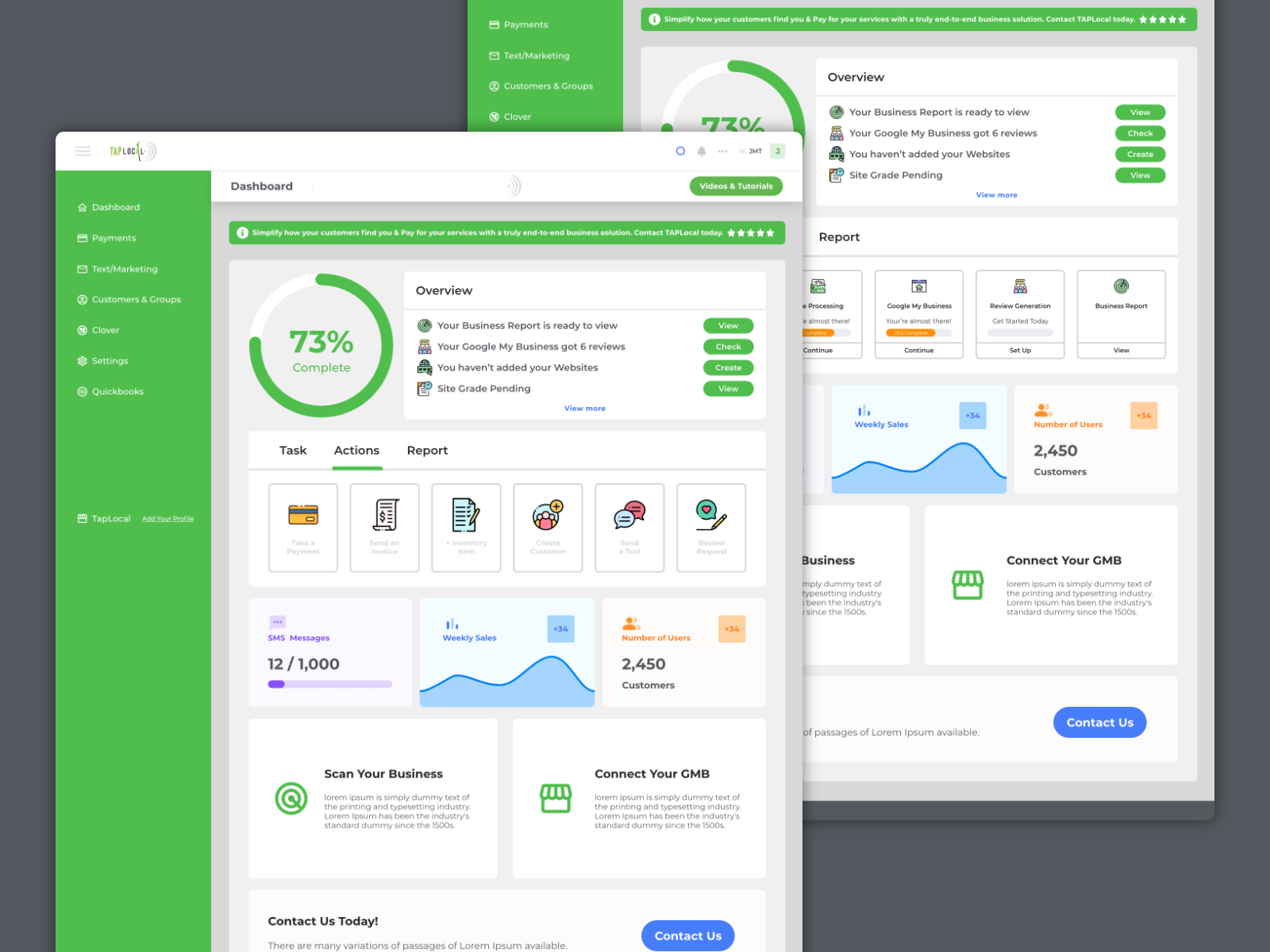 Merchant Dashboard by Inwook Kim on Dribbble