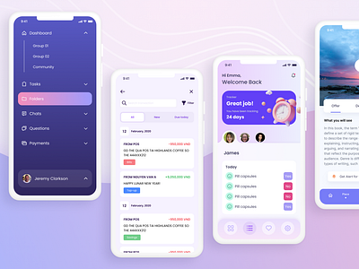 Mobile Tabs by Alexandra Presto on Dribbble