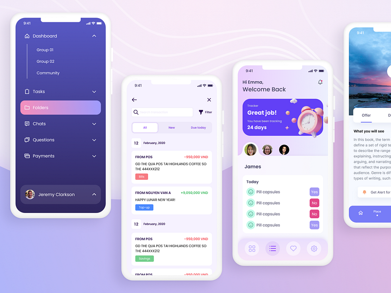 Mobile Tabs By Alexandra Presto On Dribbble