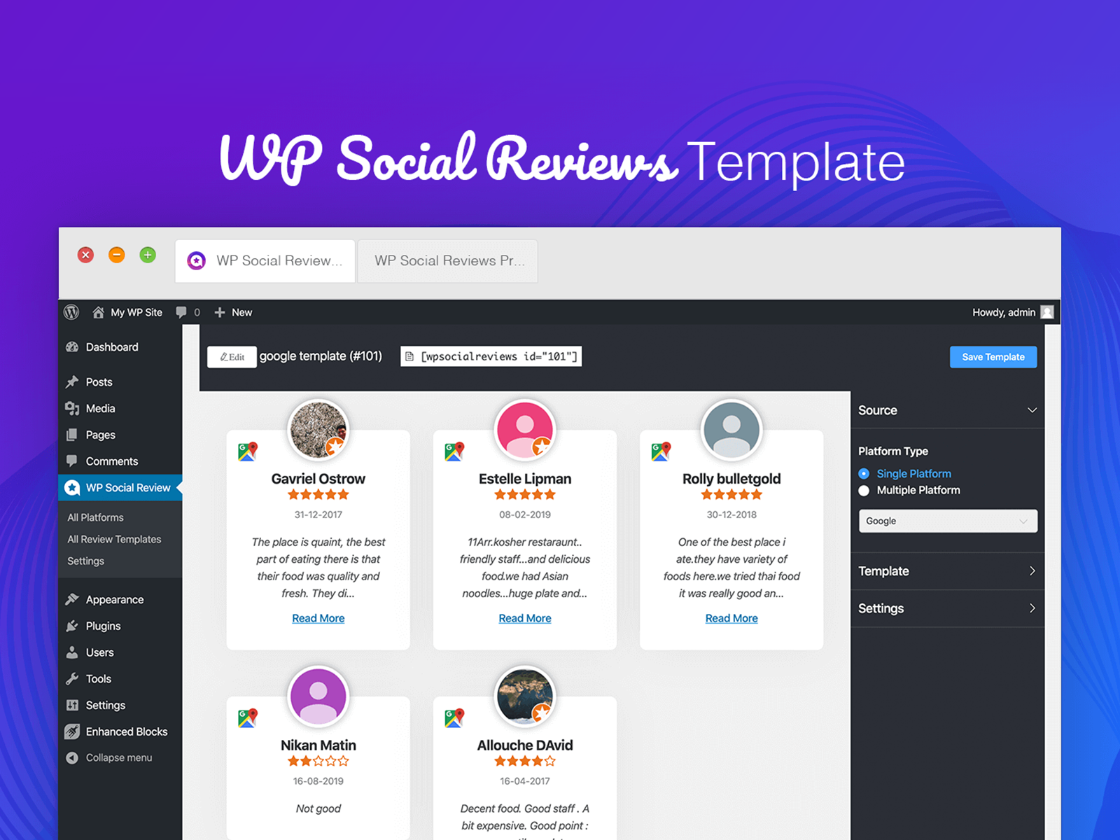 Free WordPress Plugin - WP Social Ninja by Kawsar 🇧🇩 on Dribbble