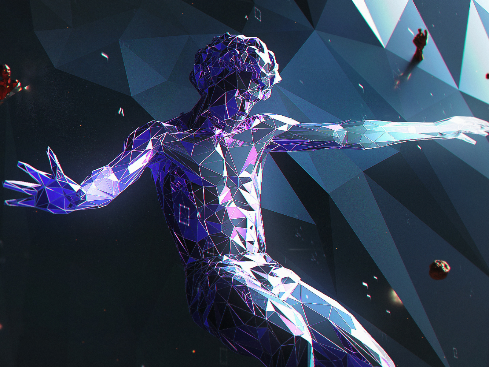 Space Low Poly, part 2 by Alina Polovinkina on Dribbble