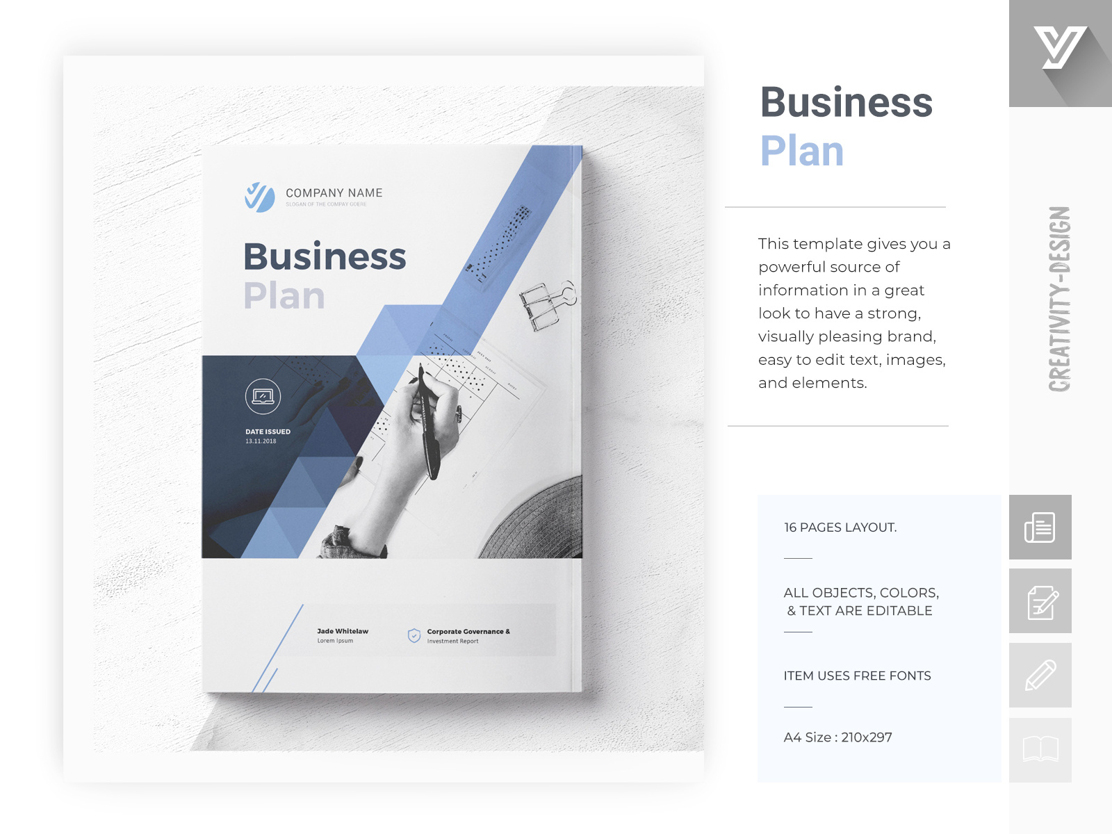 Business Plan by Creativity-Design on Dribbble