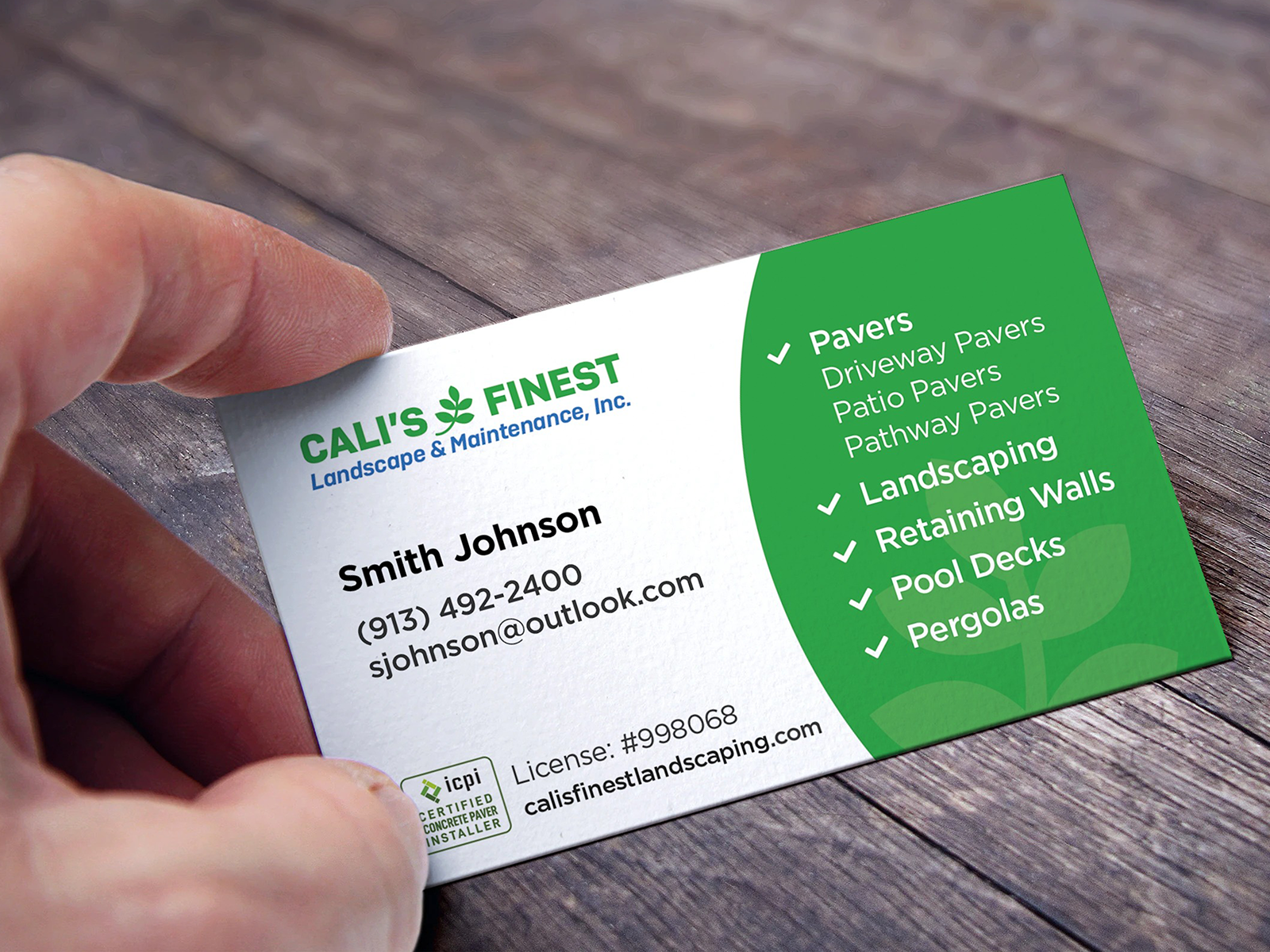 Cali s Landscaping Business Card By David Krasniy On Dribbble