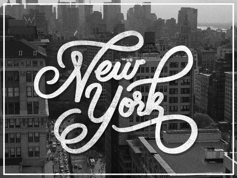 New York Script by ampersandrew on Dribbble