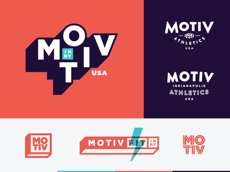 Motiv Fitness | Branding v2 by ampersandrew on Dribbble