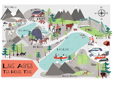 Lake Agnes designs, themes, templates and downloadable graphic elements ...