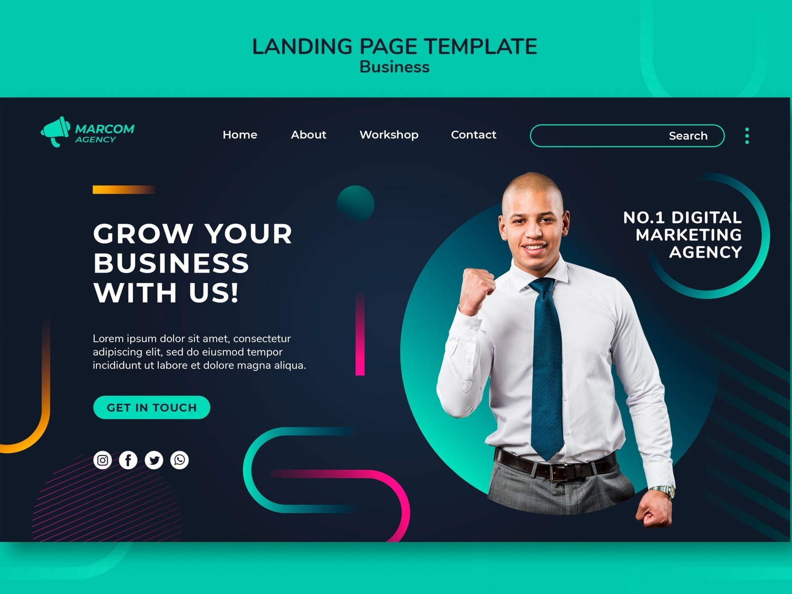 Landing Page design by Shamaun Nabi Ashik on Dribbble