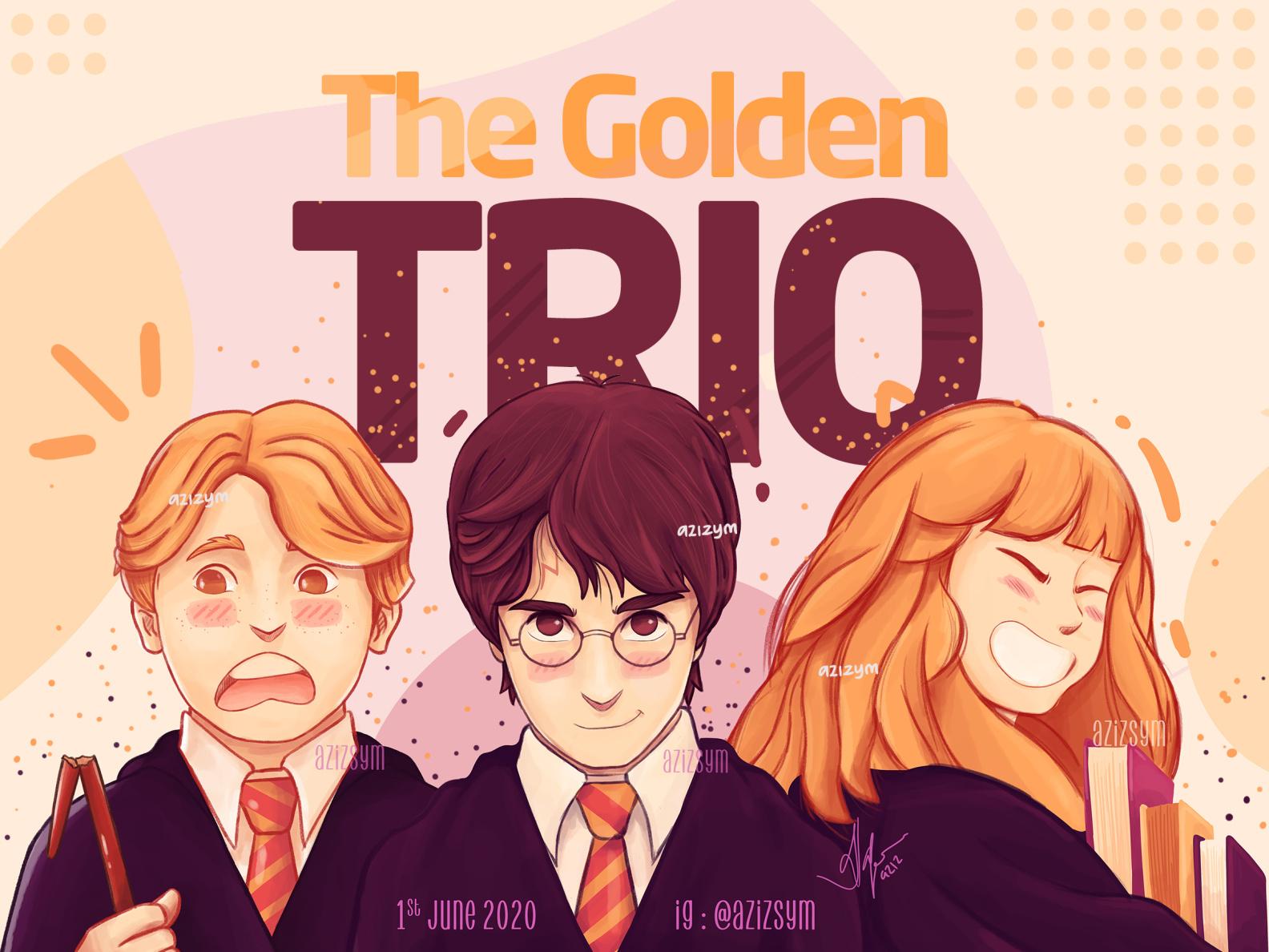 The Golden Trio by Abdul Aziz on Dribbble