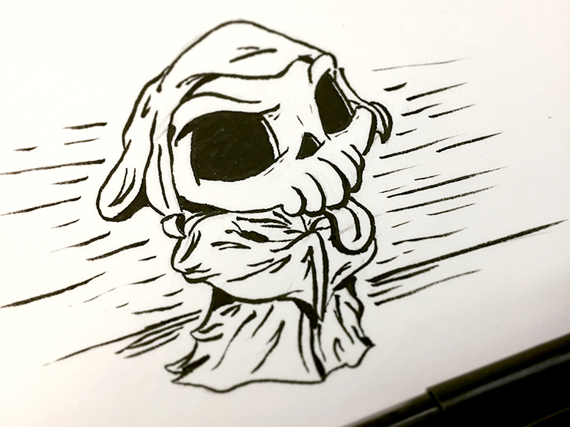 Little Skull Wizard by Jon Wooten on Dribbble