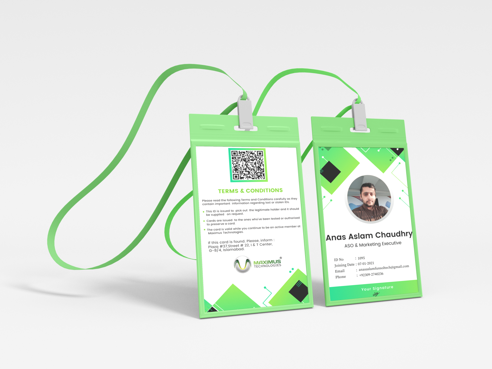 Employee Card by Design Agency on Dribbble