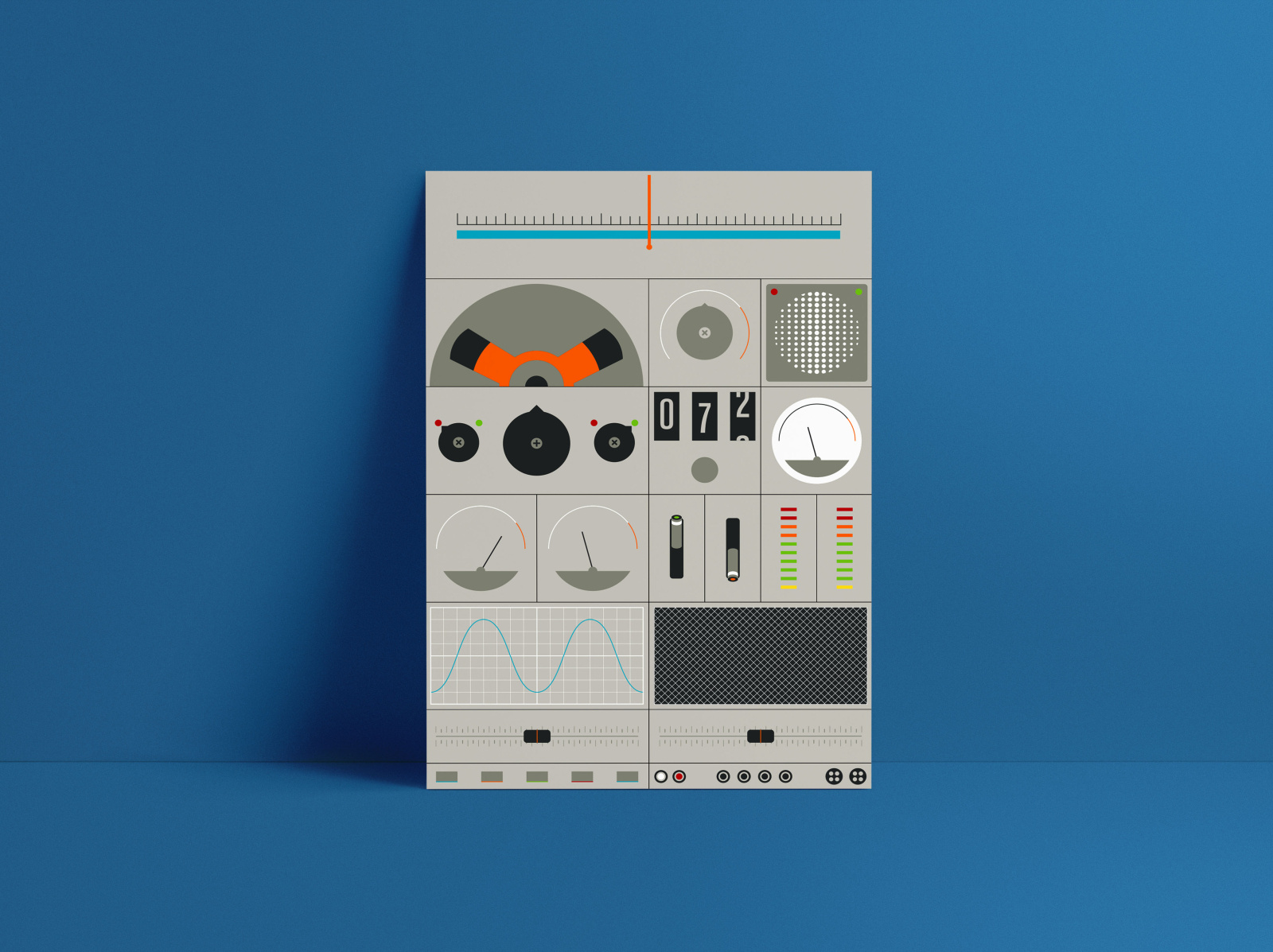 Control panel print by sighjones on Dribbble