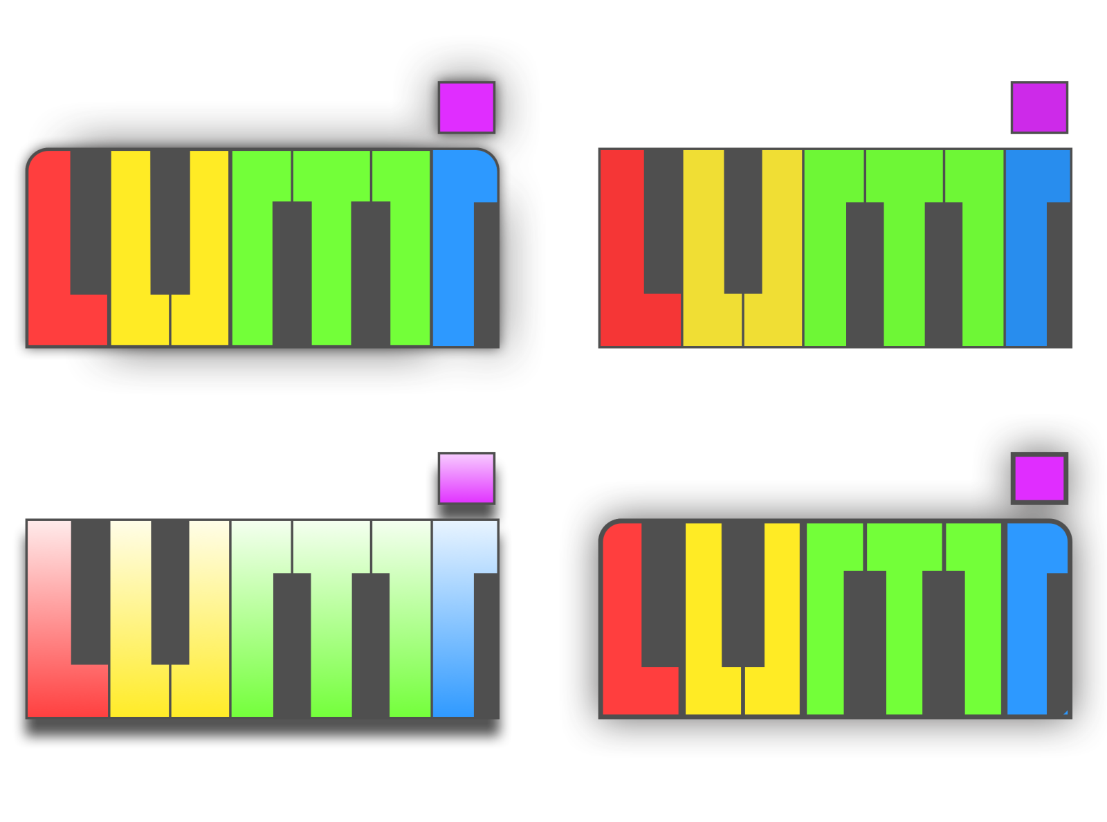 Lumi Logo design sketches by Casey Lockwood on Dribbble