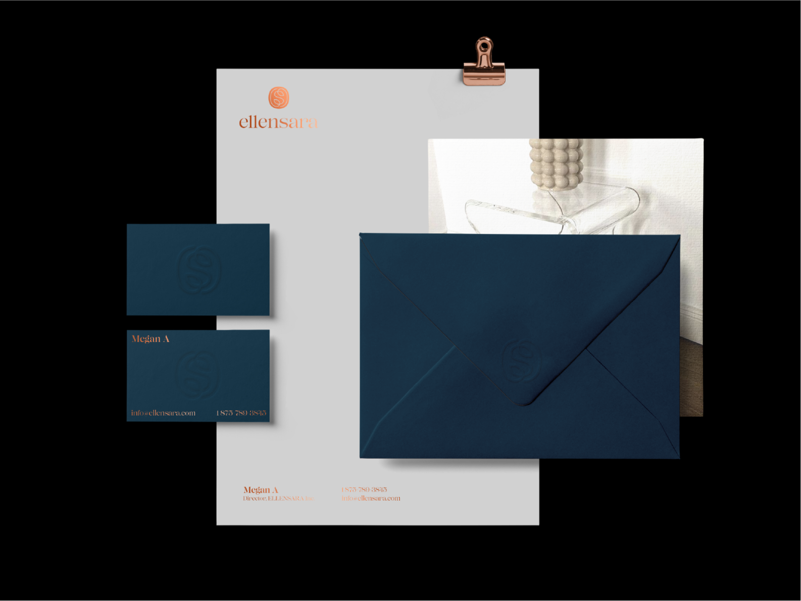 Stationary Design - Ellensara by Maria Krtd on Dribbble