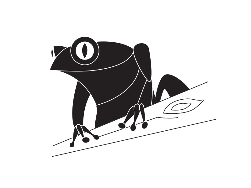 Frog Mark by Jordan Fretz on Dribbble