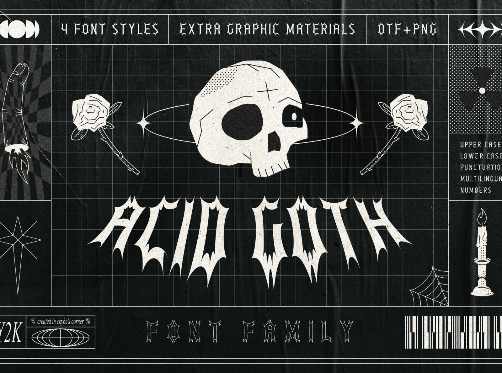 ACID GOTH | Font Family by Artem Demidenko on Dribbble
