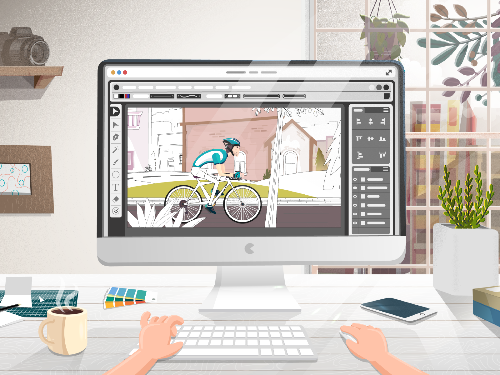 My Desk by MotionGility on Dribbble