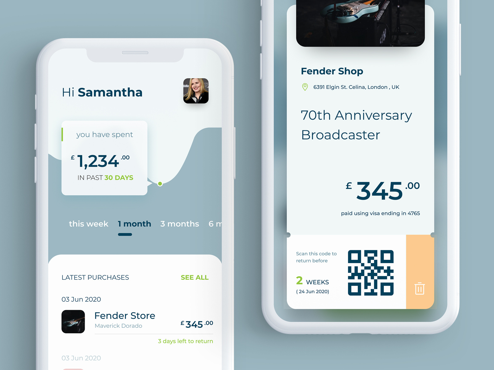E-Receipt app mockup by Rit on Dribbble