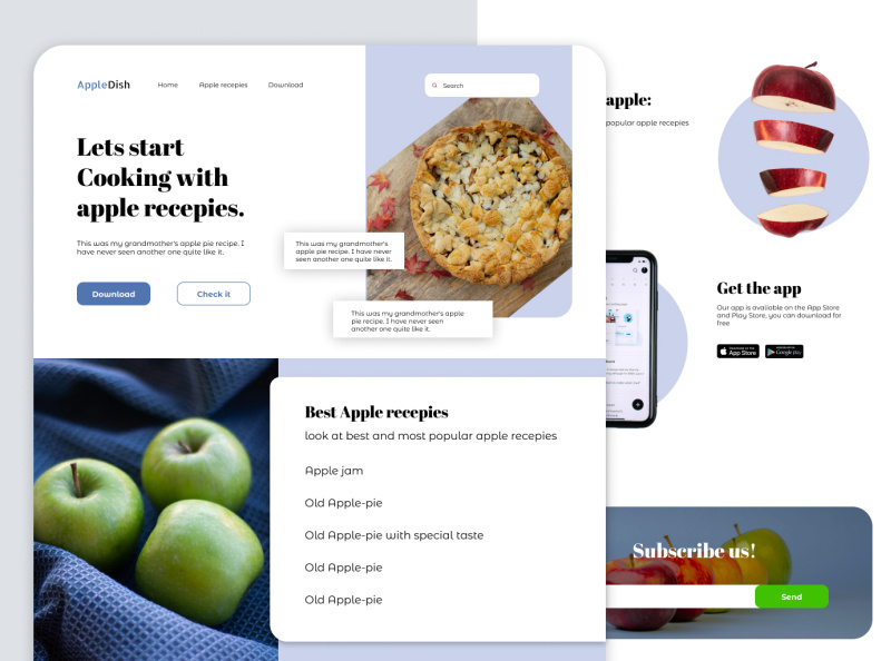 just practise ui design by Kasia Cur on Dribbble