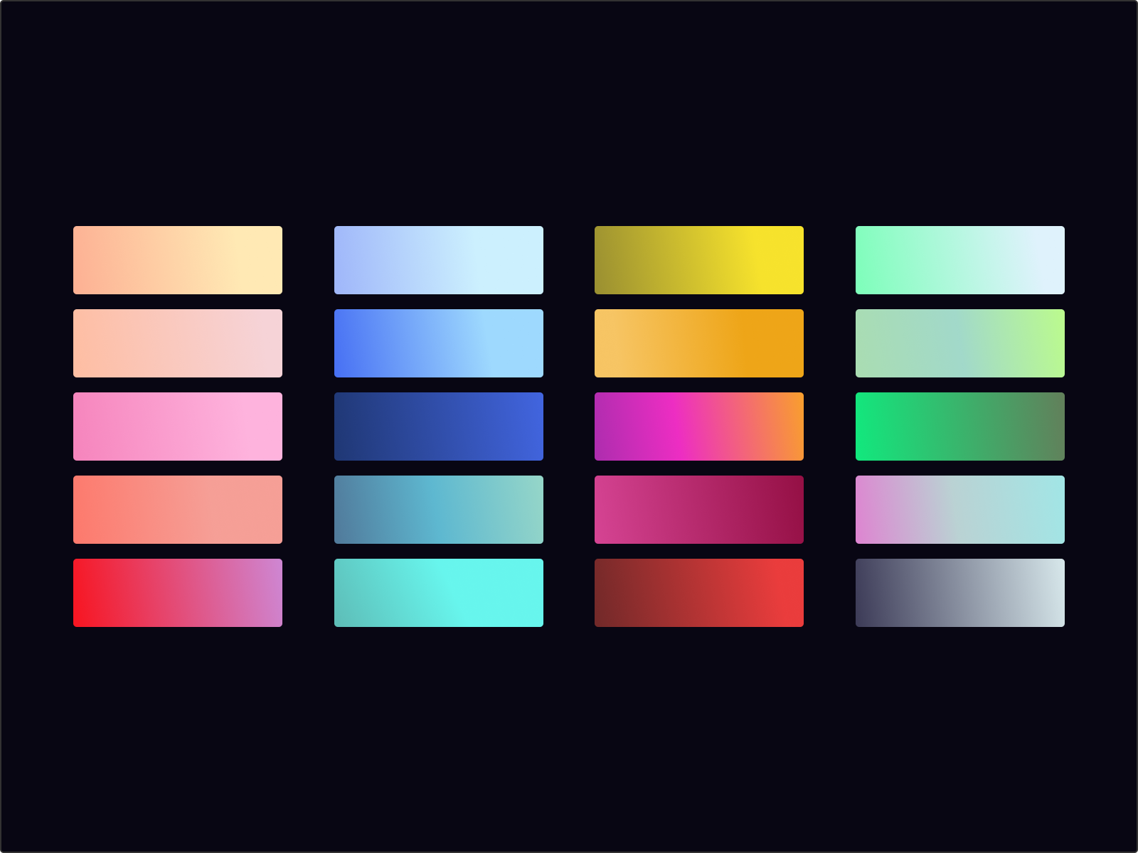 Color Gradients by Oyindamola Ajibike on Dribbble