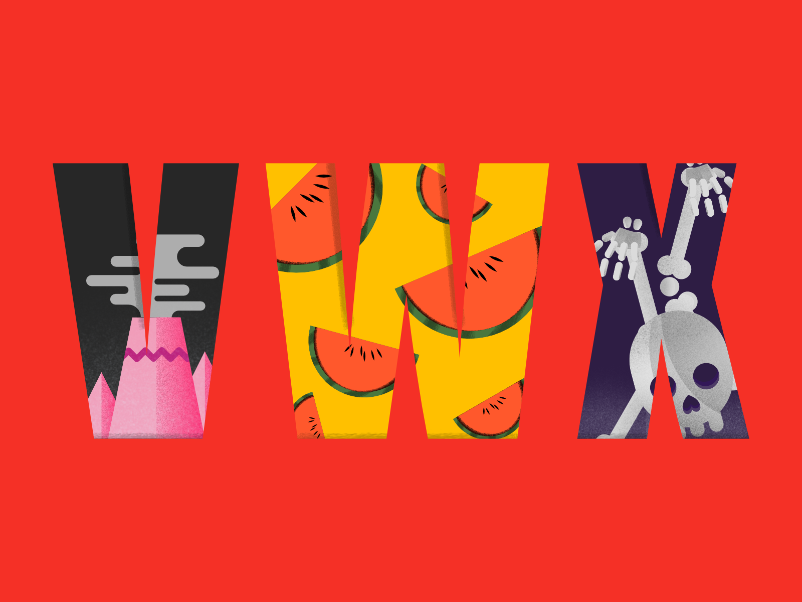 VWX - Alphabetic pt.8 by Jessen Handi on Dribbble