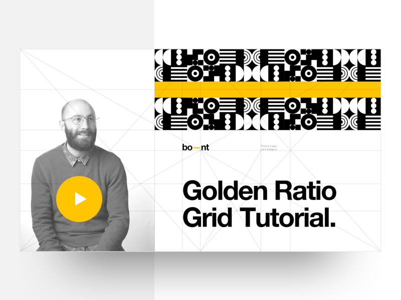 Golden Ratio Grid Tutorial by Adrián Somoza for BONT® on Dribbble