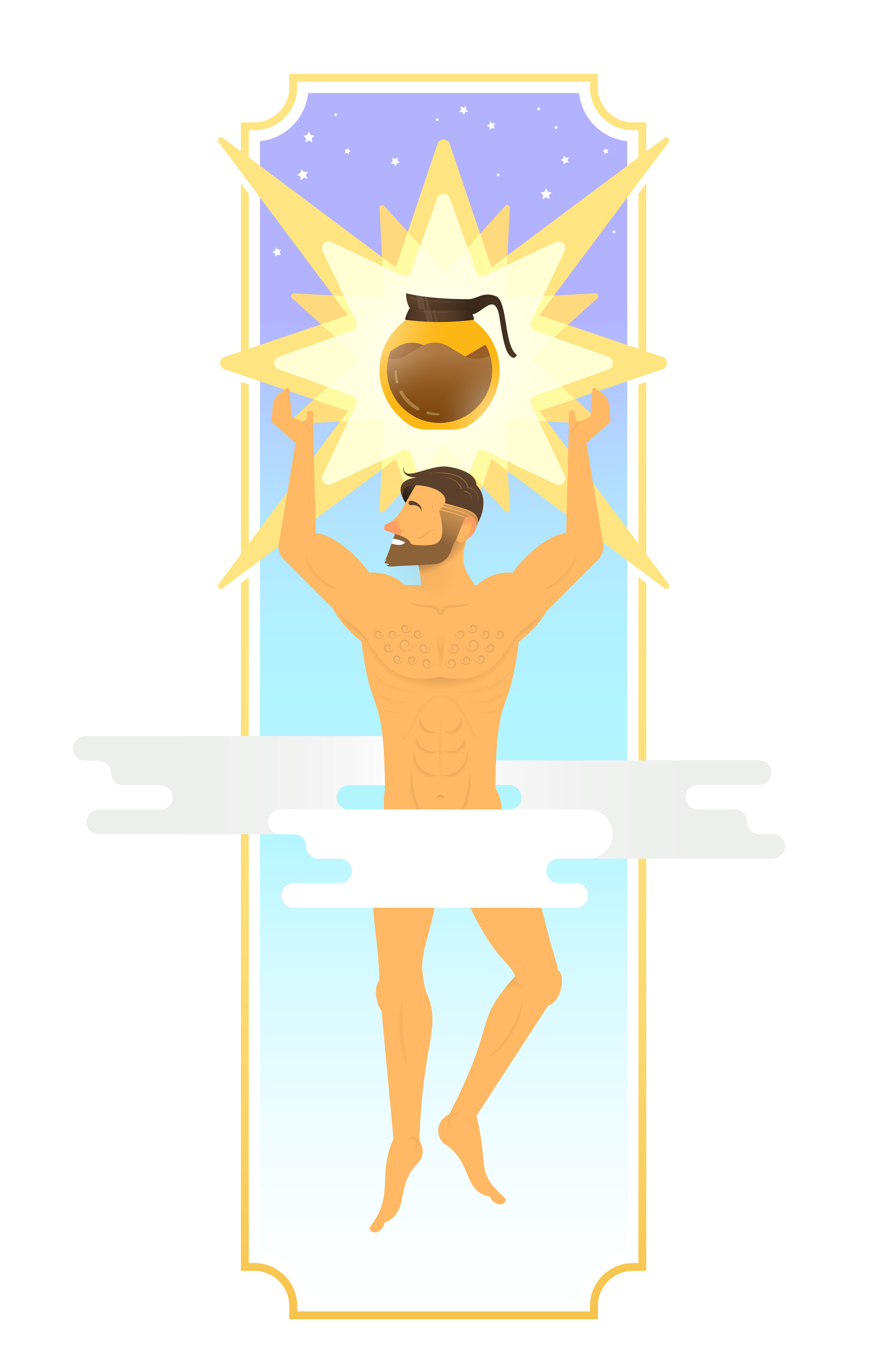 God of Coffee by Matthew Vargas on Dribbble