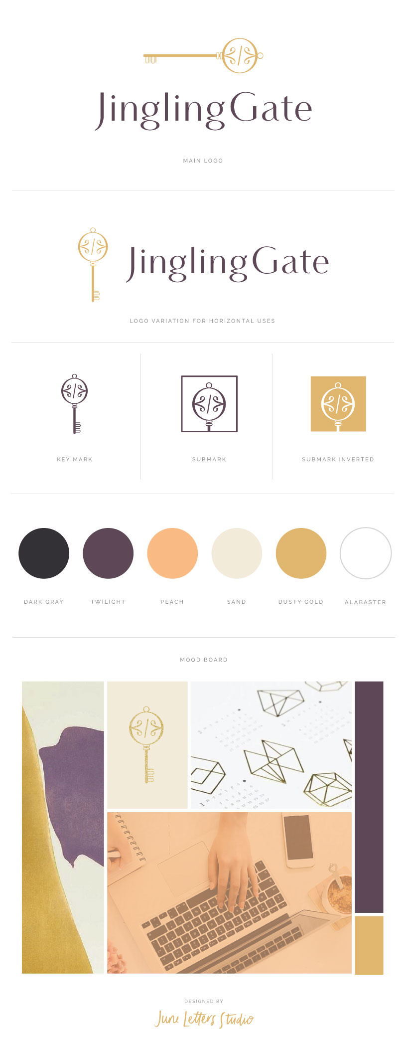 Jingling Gate Brand by Jessica Levitz on Dribbble