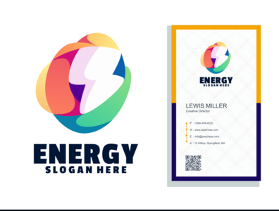 Energy color logo by satset Std on Dribbble