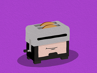 Robocop Toaster by Oliver Keane on Dribbble
