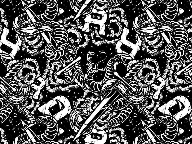 snake pattern by Craig Robson on Dribbble