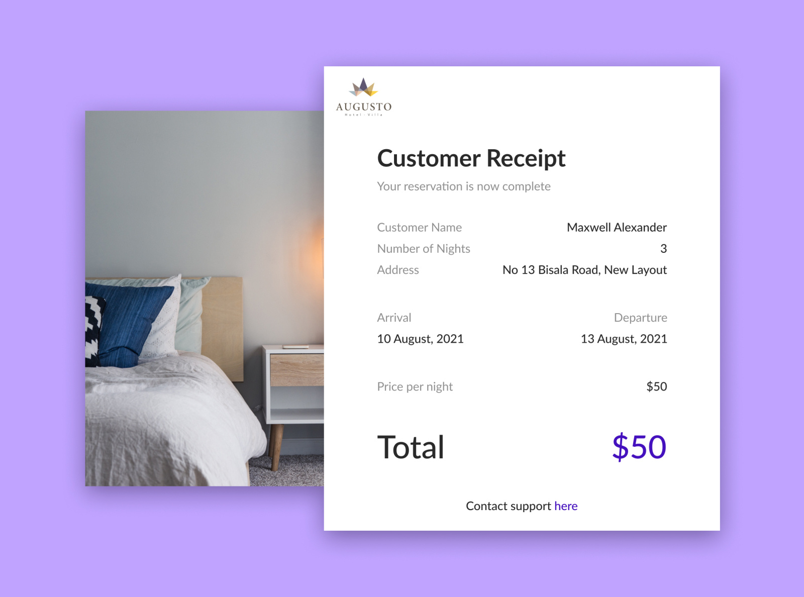 Email Receipt by Asogwa Maxwell C Alexander on Dribbble
