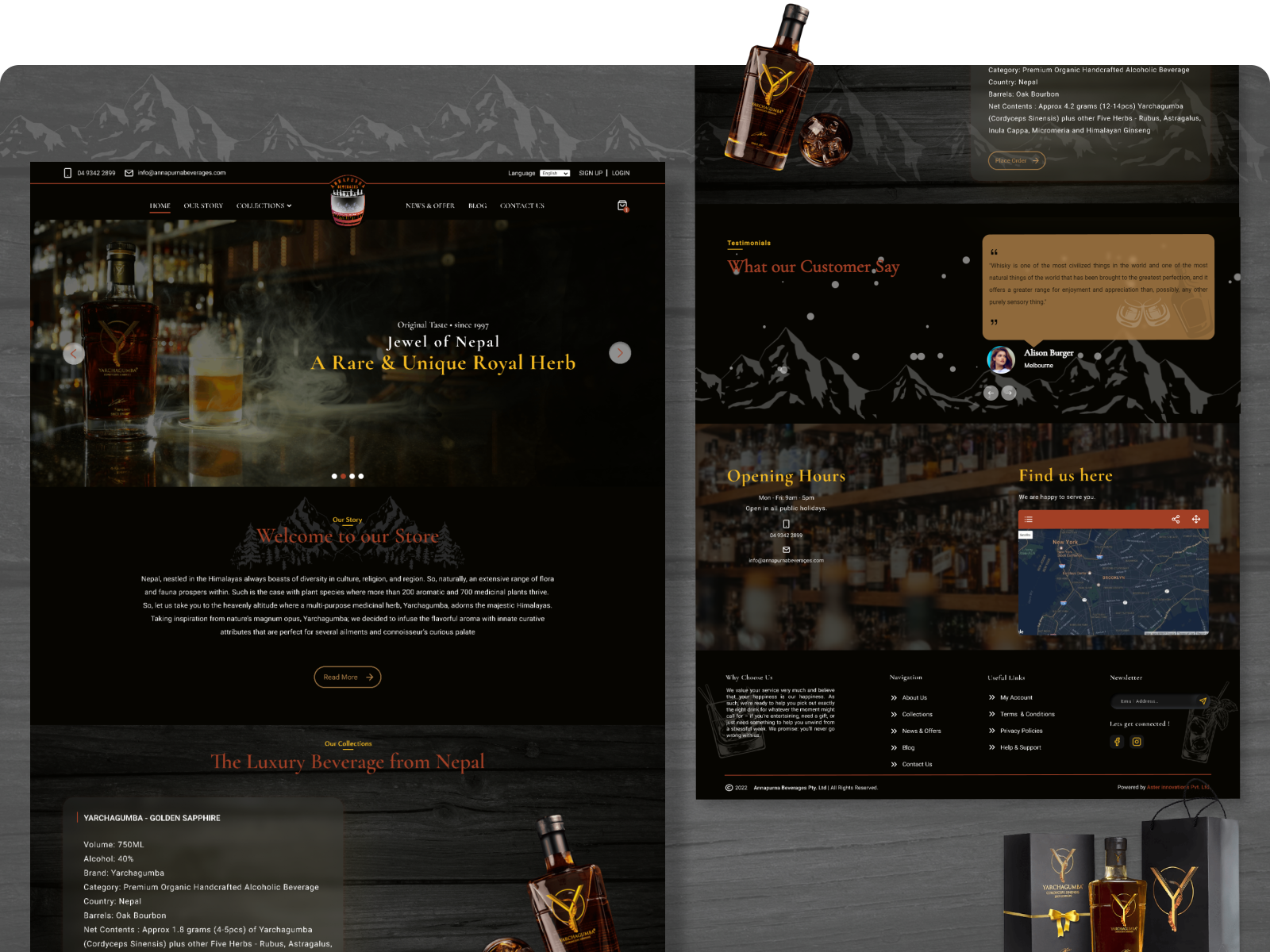 Annapurna Beverages Pty. Ltd. (Melbourne, Australia) by Sachin Basnet on Dribbble