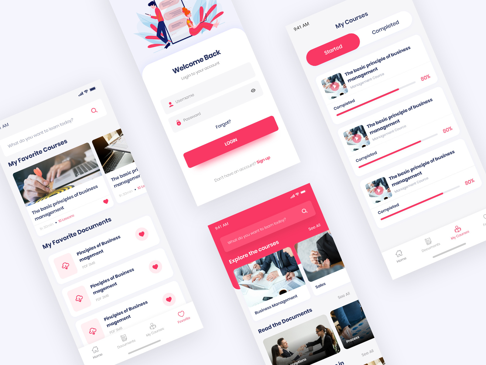 Learning App Design by Ajendra Sutariya on Dribbble