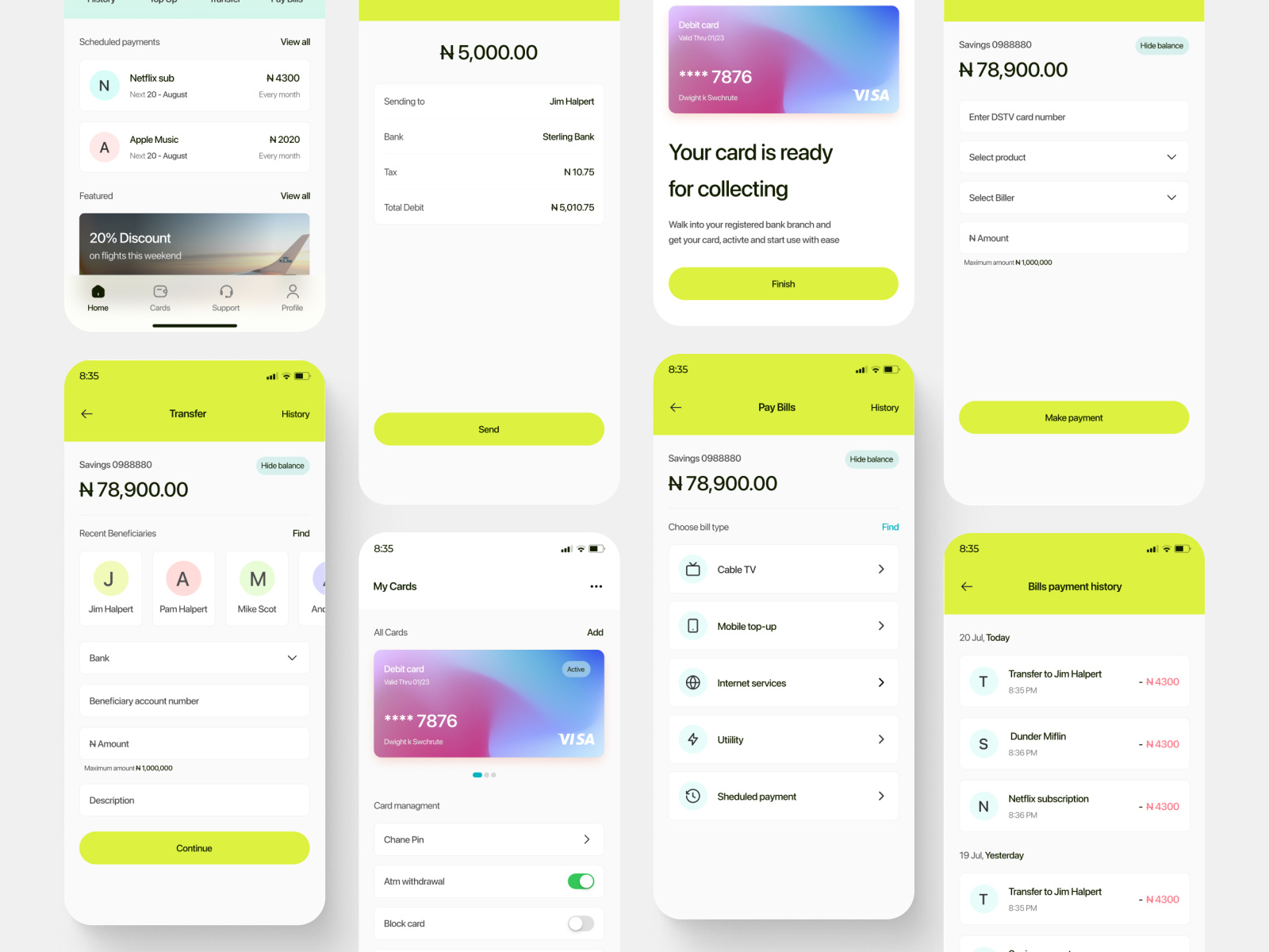 Juzzzio - Mobile Bank App by Maurice Victor on Dribbble