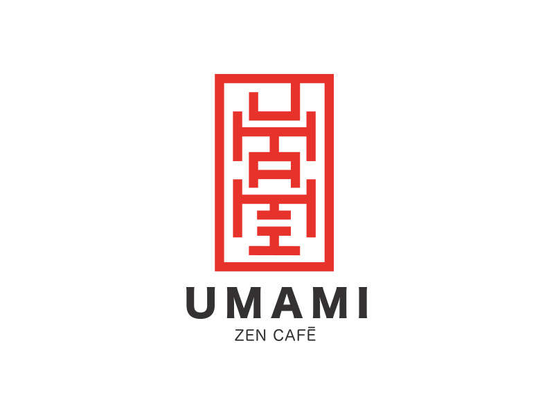 UMAMI - ZEN CAFE' // LOGO DESIGN by Daniele Donnie D'Addario on Dribbble